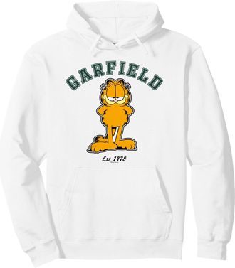 Garfield Pose College-Baseballteam, lustiger Retro-Klassiker Pullover Hoodie
