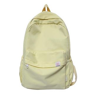 Generic Sac d&eacute;cole pour fille version cor&eacute;enne des &eacute;l&egrave;ves du lyc&eacute;e mignon sac &agrave; dos de couleur unie pour lyc&eacute;ens &eacute;tudiants grande capacit&eacute; sac &agrave; dos d&eacute;cole po