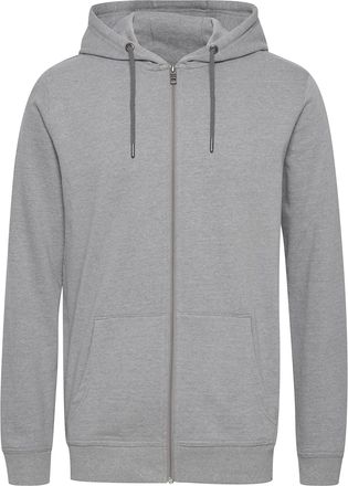 11 Project Nahim Herren Sweatjacke Kapuzenjacke Hoodie mit Kapuze, Größe:XXL, Farbe:Gray Melange (1840051)