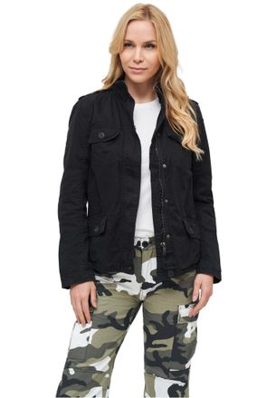 Brandit Women Britannia Jacket, Farbe: black, Gr&ouml;&szlig;e: 4XL