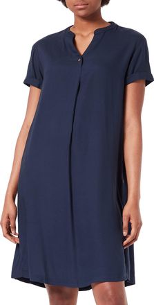 Timezone Damen Simple Dress Lässiges Kleid, total Eclipse, L