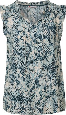 Street One Damen Bluse mit Snake Print