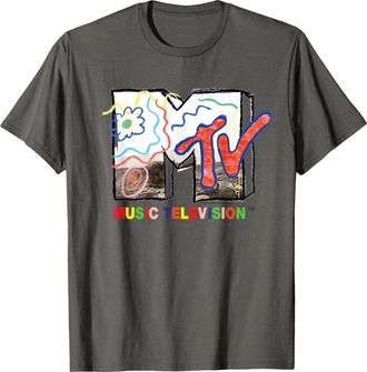 Giesswein 90s Color Art Retro Musik TV Logo T-Shirt