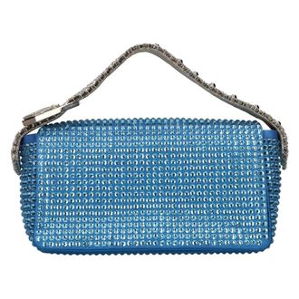 Gedebe Gedebe, Femme, Sacs, Bleu, Taille: ONE Size My Dream Satin Crystal
