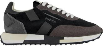 Ghoud Femme, Chaussures, Noir, Taille: 41 EU Baskets en Daim et Paillettes Noires