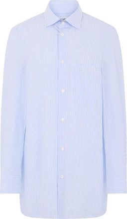 Maison Margiela Femme, Blouses et Chemises, Bleu, Taille: 38 FR Chemise &agrave; manches longues avec boutons