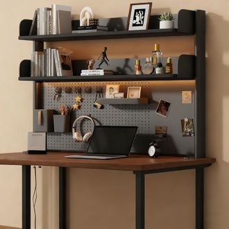 Generic Schreibtischregal,Schreibtisch Aufsatzregal Geeignet Für Schreibtische Und Andere Räume