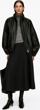 Arket Tellerrock Aus Wolle -Schwarz