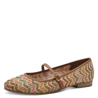 Tamaris Damen Klassische Ballerinas, Frauen Flats,Comfort Lining,TOUCHit-Fußbett,Slip-ons,klassisch elegant,Ballerinen,Multicolor,40 EU