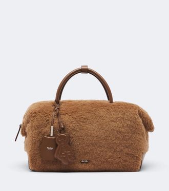 Max Mara Bowling Bag Large aus Teddyfleece