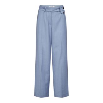 Co'Couture Femme, Pantalons, Bleu, Taille: 38 FR Kianacc Pin Pleat LL Pant