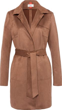 Brax Damen Berlin Velours Jacke, per Pack Braun (Tobacco 52), 46 (Herstellergröße: 46)