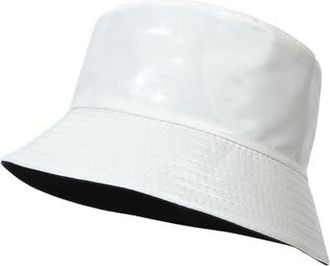 Generic Chapeau bob hommes 58 couleur cuir double chapeau de p&ecirc;cheur chapeau de bain de soleil dext&eacute;rieur chapeau de bain pliable chapeau de voyage hommes mul