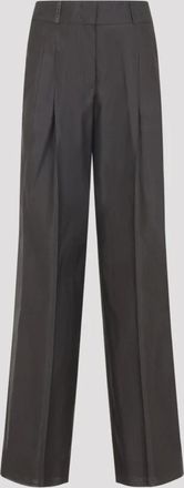 PESERICO Femme, Pantalons, Brun, Taille: 36 FR Cotton Silk Pants