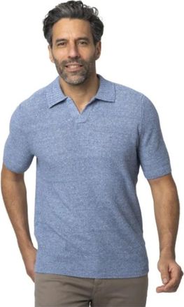 Gran Sasso Homme, Pulls, Bleu, Taille: 3XL Polo Crochet Col Marin