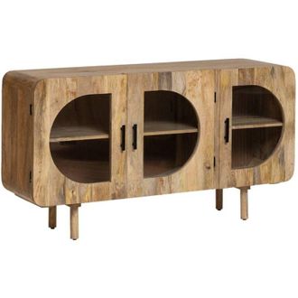 Made In Meubles Made In Meubles - Buffet 3 portes en bois de manguier Nova