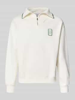 Lacoste Loose Fit Troyer aus Baumwoll-Mix Model Tennisc