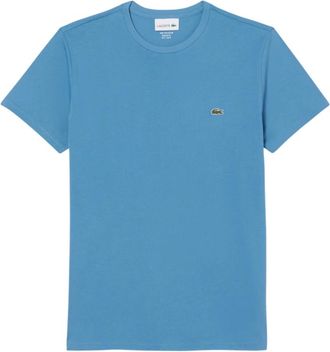 Lacoste Homme, Tops, Bleu, Taille: S T-Shirt en coton Pima