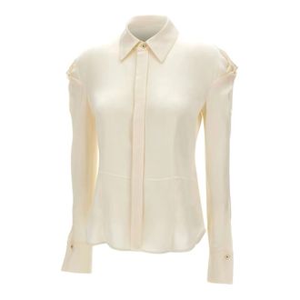 Victoria Beckham Femme, Blouses et Chemises, Blanc, Taille: 40 FR Shirt