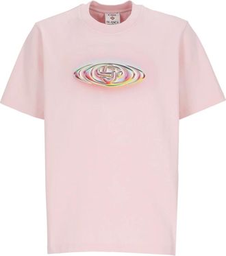Casablanca Homme, Tops, Rose, Taille: XL T-Chemises