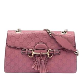 Gucci Sac bandouli&egrave;re The Emily Pre-owned - Femme - Pre-owned - Rose - Taille: ONE Size