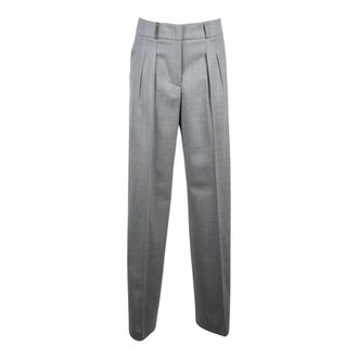 PESERICO Klassische gerade Hose - - Trousers - Damen - Grau - S