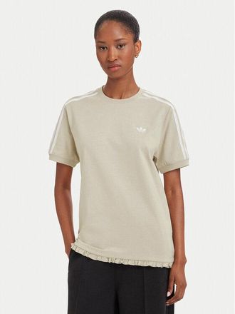 adidas T-Shirt Pleated 3S LG4315 Beige Regular Fit