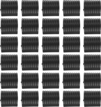 SOLUSTRE OATIPHO 50 Stück rutschfeste Stuhlbeinkappen 25mm aus Kunststoff Bodenschutz und Möbelgleiter für Wohnzimmer Esszimmer und Büro