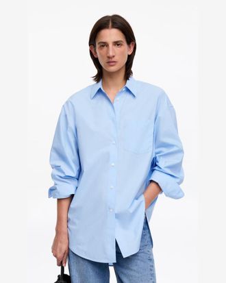 Arket Oversized-Hemd -Blau