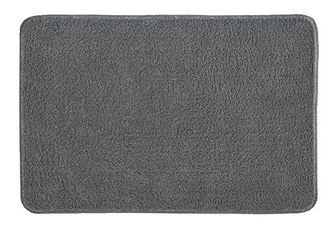 Kleine Wolke Badteppich Ricco mit 60 x 90 cm in Schiefer aus 100% Polyester