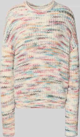 Jake*s Casual Oversized Pullover in Strick-Optik mit Woll- und Alpaka-Anteil