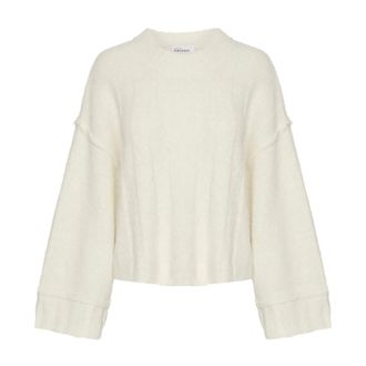 Karen by Simonsen Damen, Strickwaren, Wei&szlig;, SGr&ouml;&szlig;e