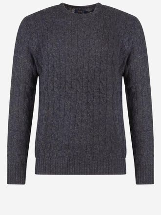 Polo Ralph Lauren Pull en maille torsad&eacute;e en laine et cachemire Polo Ralph Lauren