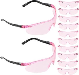 Supvox Lot De 12 Lunettes De Sécurité Unisexes Pour Enfants Rose