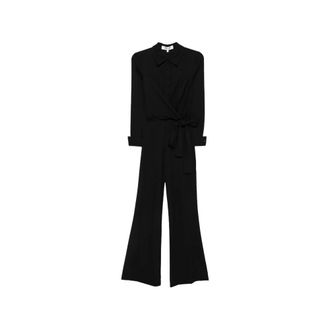 Diane Von F&uuml;rstenberg Michele Jumpsuit - - Jumpsuits & Playsuits - Damen - Schwarzk - S