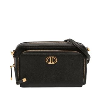 Dior Pre-owned Caro Double Pouch - - Pre-owned - Damen - Schwarzk - ONE SIZE