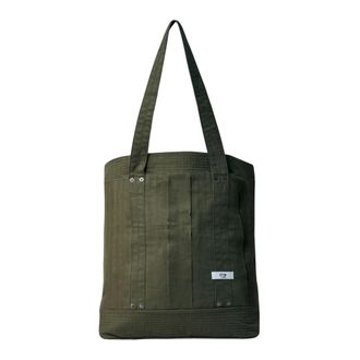 Vans Canvas Tote Tasche mit Logo Patch - - Bags - Herren - Gr&uuml;n - ONE SIZE