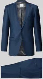 Roy Robson Slim Fit Anzug aus Schurwoll-Elasthan-Mix