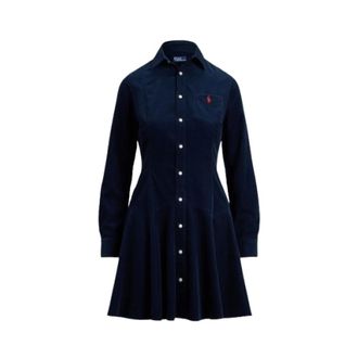 Polo Ralph Lauren Femme, Robes, Bleu, Taille: 38 FR Robe Chemise