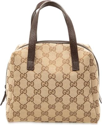 Gucci Crossbody Bags - Mini GG Canvas Balthus Tofu Bag - Gr. unisize - in Braun - f&uuml;r Damen