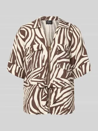 s.Oliver Black Label Regular Fit Kurzblazer aus Lyocell-Mix