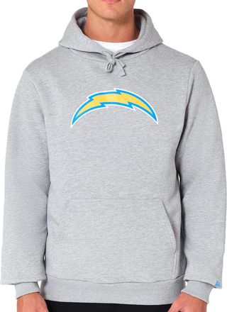 New Era Los Angeles Chargers NFL Team Logo Hoody Grau Kapuzenpullover - XL