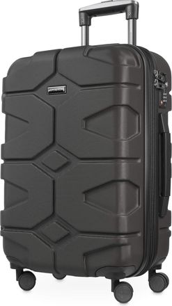 HAUPTSTADTKOFFER X-K&ouml;lln - Handgep&auml;ck, 55 x 40 x 23 cm, TSA, 4 Rollen, 50 Liter, Reisekoffer, Hartschalenkoffer, Rollkoffer, Graphite matt