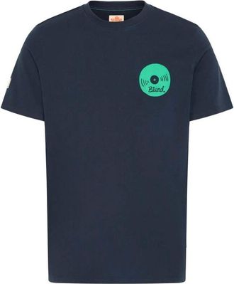Blend Homme, Tops, Bleu, Taille: L T-Shirt girocollo stampa