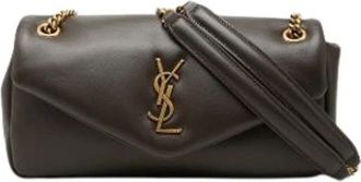Saint Laurent Pre-owned Sac bandouli&egrave;re Calypso - Femme - Pre-owned - Brun - Taille: ONE Size