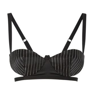 GCDS Balkonett-BH mit Strassbesatz - - Underwear - Damen - Schwarzk - XL