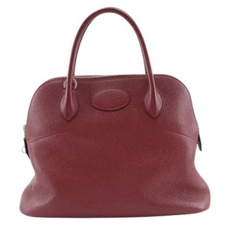 Herm&egrave;s Pre-owned Bolide 31 Handbag Rouge Grenat - Femme - Pre-owned - Rouge - Taille: ONE Size