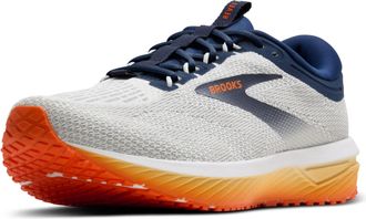 Brooks 1104351D130 Revel 7 Herren White/Peacoat/Orange EU 40.5
