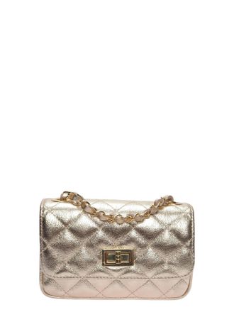 Luisa Vannini Gold Rindsledertasche