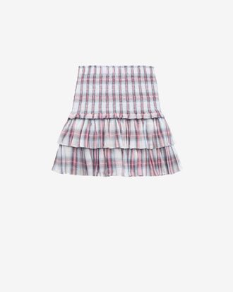 Isabel Marant Jupe Naomi - Femme - &Eacute;cru-rose - Taille34 - Marant &Eacute;toile